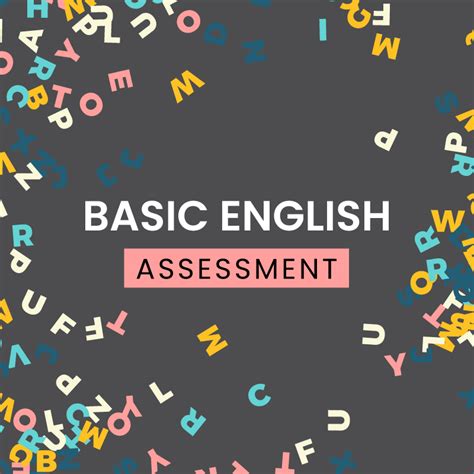 Basic English Assessment Id Mentors