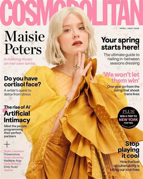 British Cosmopolitan Magazine Uk April May 2026 Maisie Peters