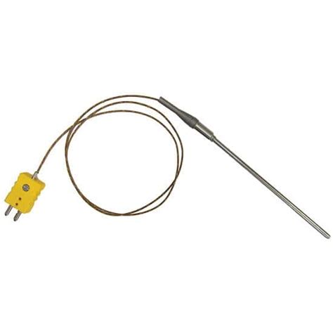 Digi Sense Temperature Probe Type K 9 L Fiberglass Stainless