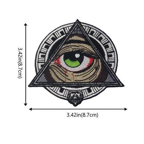 Bleeding All Seeing Eye Mayan Illuminati Patch Astroshadez Com