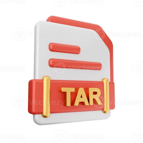 3d File Tar Format Icon 22029840 Png