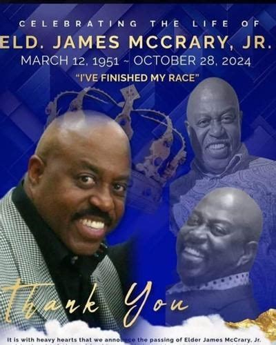 James Willie Mccrary Obituary 2024 Dallas Tx Golden Gate Funeral