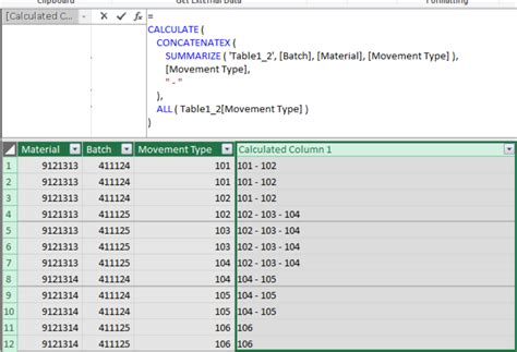Create Column Containing Transaction Pattern Data Model Enterprise DNA Forum