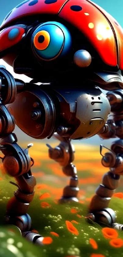 Robotic Ladybug Fantasy Art Free Download