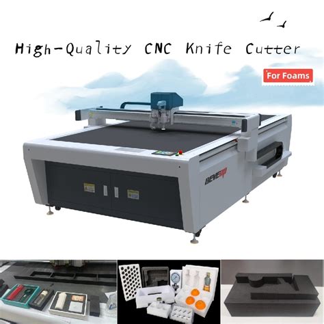 Deveup Cnc Oscillating Knife Cutting Machine For Eva Epe Epp Pe Pvc