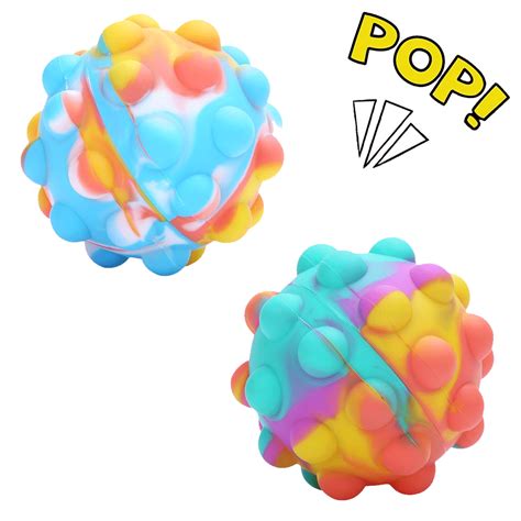World Bossmission 2 Pack Squeeze Ball Pop Fidget India Ubuy