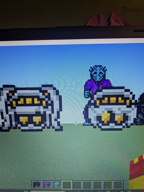 Here Are Some Murder Drones Pixel Art I Built In Minecraft Now If This