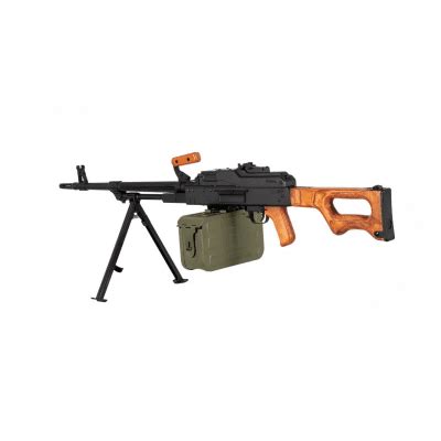Aandk Pkm Wood Aeg 6mm Aeg Eldrivna Airsoftgevär