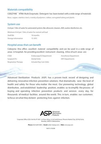 Cidezyme Xtra 38lit For Surface Disinfectant Liquid At ₹ 4500bottle