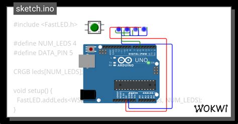 Shooting Star Blue V1 Wokwi ESP32 STM32 Arduino Simulator