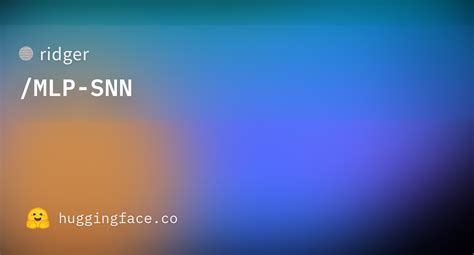 Ridger Mlp Snn · Hugging Face