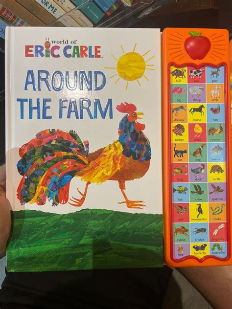 Eric Carle Around The Farm Book And Sound Toy Hobbies And Toys Books