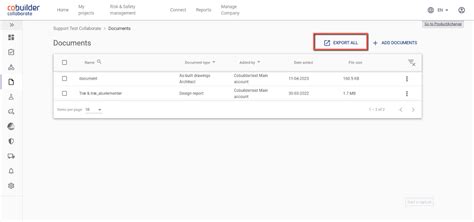 How To Upload And Export Fm Documentation Cobuilder Support