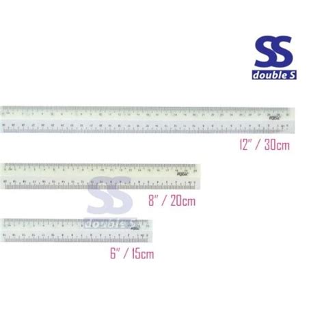 Pembaris Plastikplastic Ruler Flexi Ruler Pembaris Pvc15cm20cm30cm Tiktok Shop Malaysia