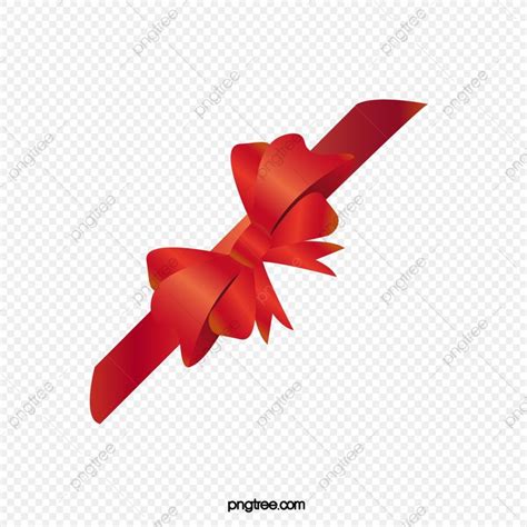Red T Bow Vector Png Images Red Bow Bow Clipart Red Bow Tie Png