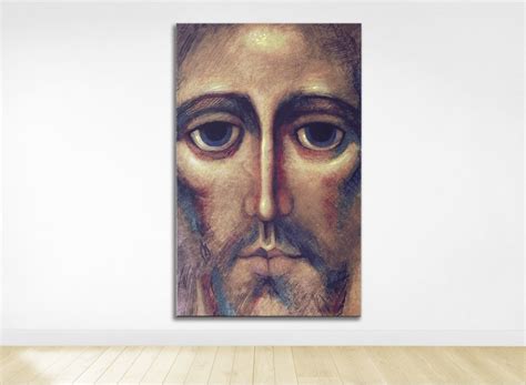 Icono Detalle Rostro De Cristo Tamaño Icono 42x31