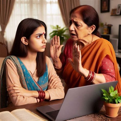 Typical Indian Mother In Law And Daughter Inlaw Love Picture Quotes