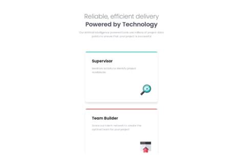 Four Card Feature Section Master Coding Challenge Solution