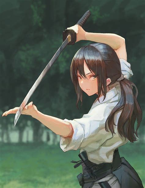 Anime Girl With Sword