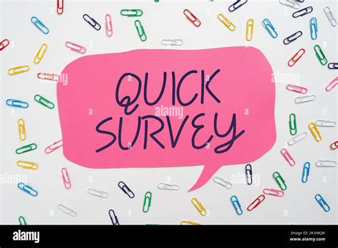 Text Caption Presenting Quick Survey Conceptual Photo Conduct Fast Check On Condition Value
