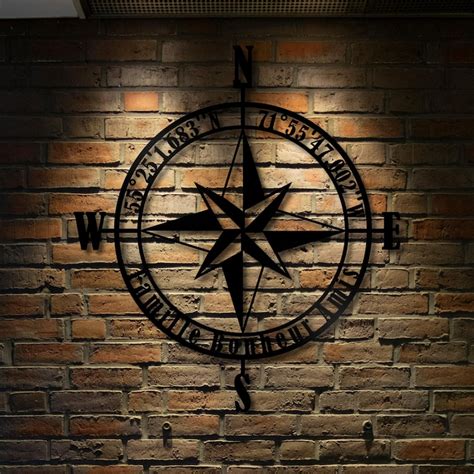 Wall Compass Etsy