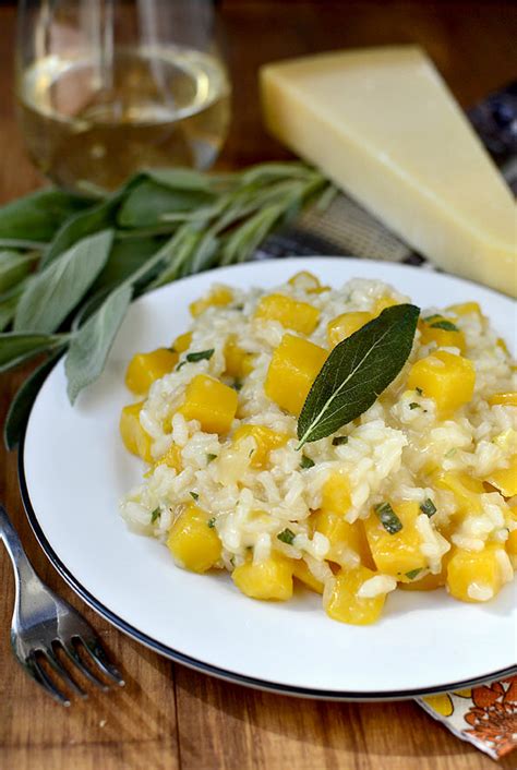 Shortcut Butternut Squash And Sage Risotto Iowa Girl Eats