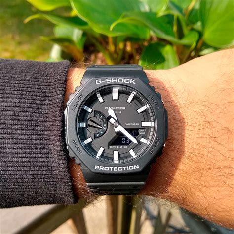 Reloj Casio G Shock Royal Oak Ga 2100 1adr Carbon Core Dando La Hora