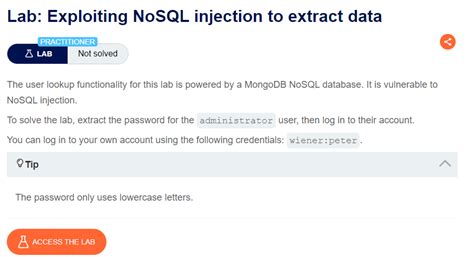 Exploiting Nosql Injection To Extract Data Writeup Cyberhubes
