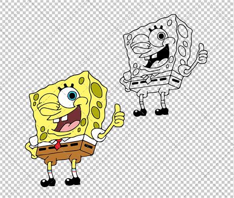 Spongebob Squarepants Svg Dxf Eps Png Svgshopart