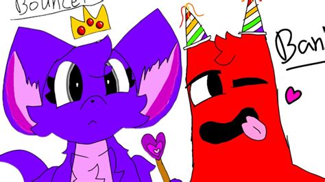Banban And Queen Bouncelia From Garten Of Banban ️💜 Youtube