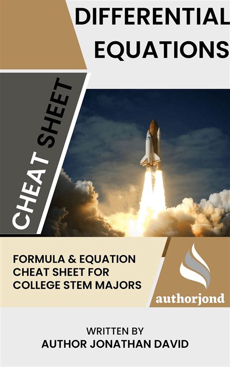 Copy Of Differential Equations The Ultimate Cheat Sheet For Math And Physics The Stem Major