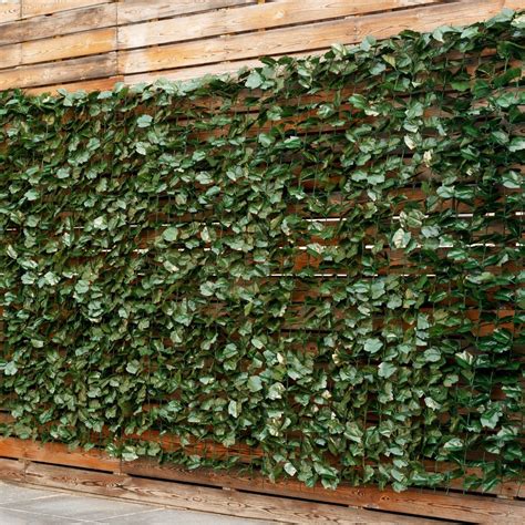 Faux Leaves Privacy Screen Fence