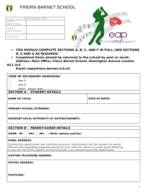 Eap Application Word Version Doc Template Pdffiller