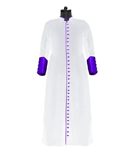 White Roman Cassock With Trims At Rs 4080 Cassock In Thoothukudi Id