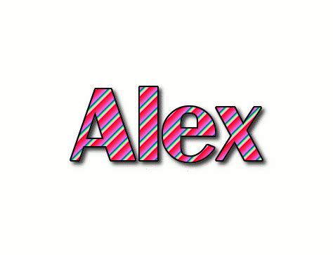 Alex Logo Herramienta De Diseño De Nombres Gratis De Flaming Text