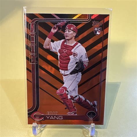 Yahooオークション 2025 Topps Update Eric Yang Orange And Black