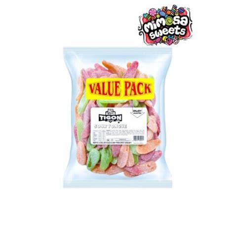 Tigon Jellies Sour Tongue 1kg Mimosa Sweets