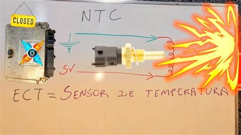 04 Sensor De Temperatura Ect Act Ptc E Ntc Serie Sensores Youtube