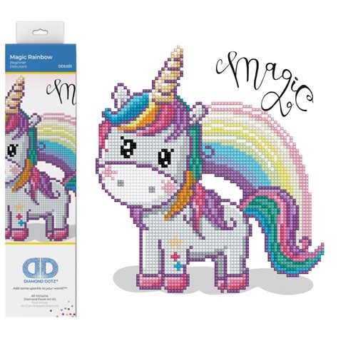 Diamond Dotz Magic Rainbow Diamond Painting Kits For Adults Diamond