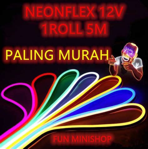 Promo LAMPU NEON FLEX SELANG V DC NEONFLEX V NEONFLEXIBLE LED