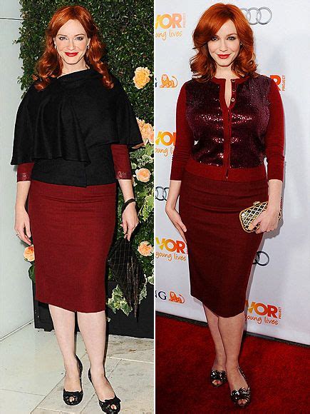 Christina Hendricks Before And After Weight Loss