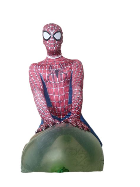 Spider Man Balloon Fetish 2 By Leggingsfeet On Deviantart