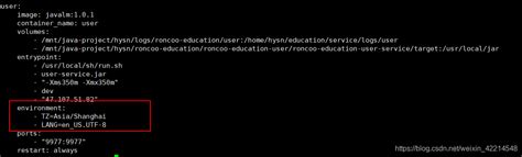 Docker Compose部署微服务项目出现日志中文乱码以及数据乱码问题docker Compose 启动jar项目日志输出乱码 Csdn博客