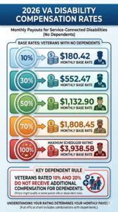 Veteran Pay Chart 2026 All Veteran