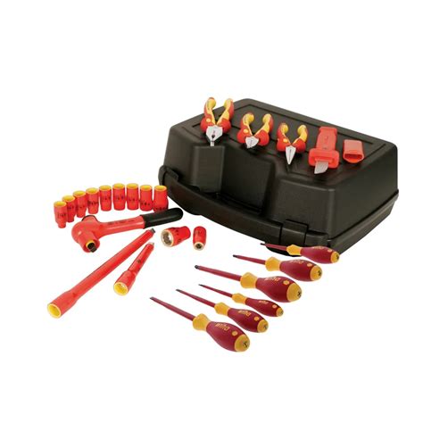 24 Piece Insulated Socket Set 3 8 Drive Metric