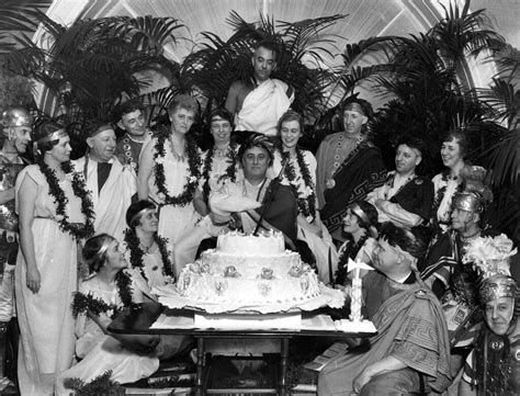 47 96 1756 Fdr Celebrating His Birthday At A Toga Party W… Flickr