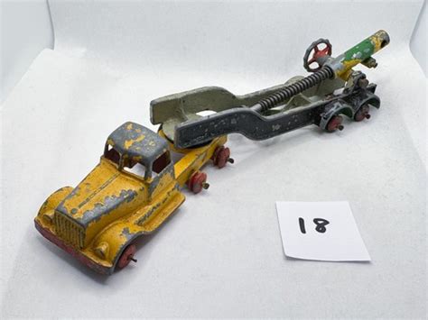 Rare Crescent Toys 1268 Mobile Space Rocket Launcher And Lorry 1960s