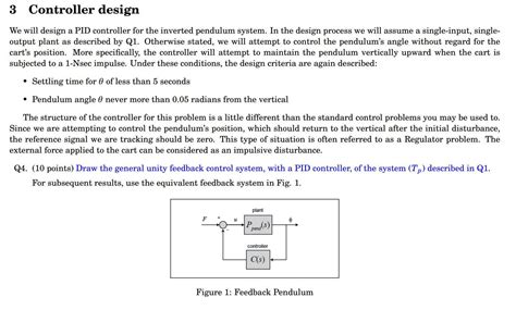Solved Controller Design We Will Design A PID Controller Chegg