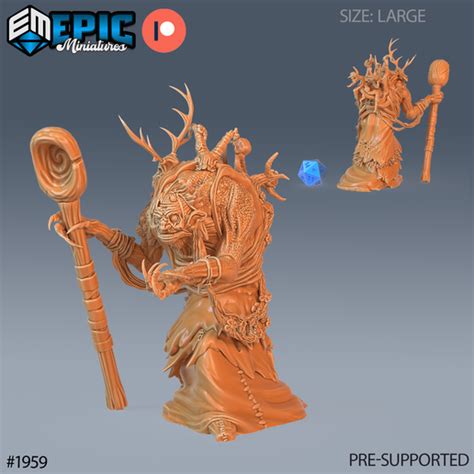 3d File Annis Hag Staff ‧ Dnd Miniature ‧ Tabletop Miniatures ‧ Gaming