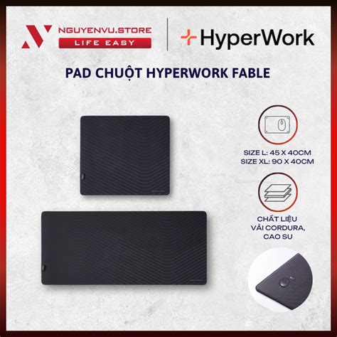 ChÍnh HÃng Pad Chuột Hyperwork Fable Feet Chống Trượt Full Vat Shopee Việt Nam